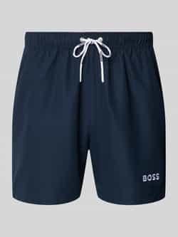 HUGO BOSS Badeshorts mit Label-Applikation Modell DOGFISH