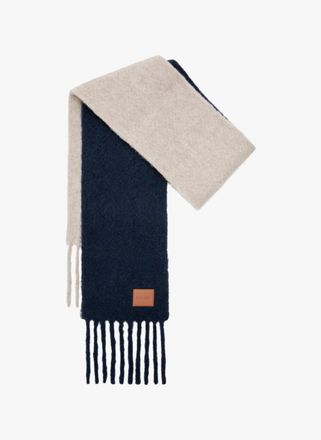 Loewe &Eacute;charpe &agrave; franges en alpaga et laine m&eacute;lang&eacute;s