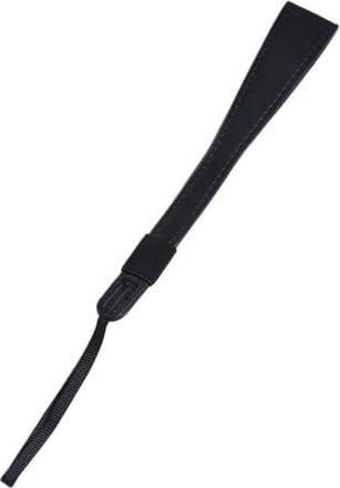 Generic Sangle de poignet en cuir PU r&eacute;sistant &agrave; lusure, longue lani&egrave;re de poignet en cuir, Noir, taille unique