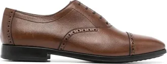 Ferragamo Homme, Chaussures, Brun, Taille: 41 1/2 EU Riley Oxford à lacets