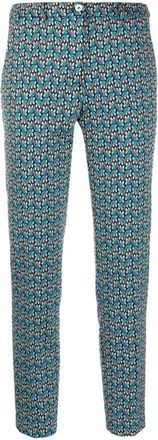 Seventy Femme, Pantalons, Bleu, Taille: 42 FR Straight Pantalons