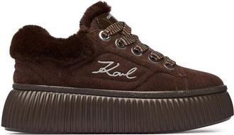 Karl Lagerfeld Sneakers Kreeper Lo KL42312L Dunkelbraun