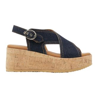 VIA VAI Femme, Chaussures, Bleu, Taille: 39 EU Sandales Sissel Capri
