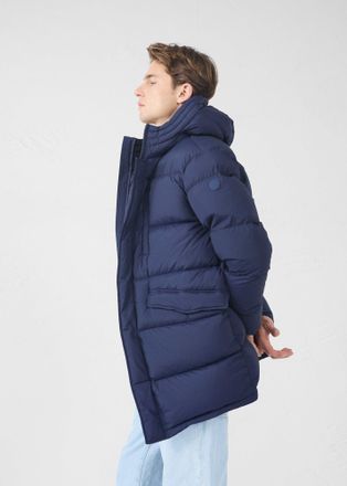 Jott Doudoune Grand Froid stretch mi-longue Marine Scott - Taille M