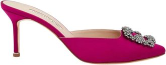Manolo Blahnik Femme, Chaussures, Rose, Taille: 40 EU Hangisi 70 Mule