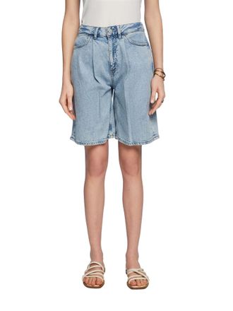 Esprit Damen 053EE1C312 Jeans-Shorts, 904/BLUE Bleached, 33