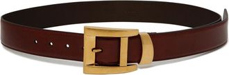 Versace Femme, Accessoires, Brun, Taille: 70 CM Leather Belt 4 cm