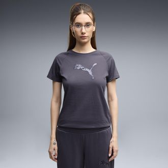 Puma T-shirt Essentials Sequins Femme, V&ecirc;tements, Gris, XL