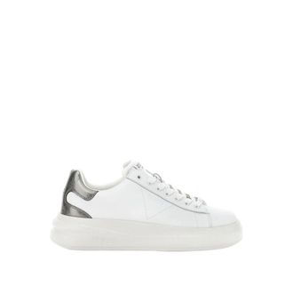 Guess Casual Leder-Sneakers mit 4G-Logo - - Shoes - Damen - Wei&szlig; - 40 EU