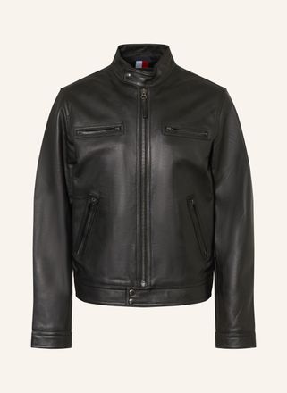 Tommy Hilfiger Lederjacke schwarz