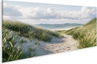 Islandburner Bild auf Leinwand Weg durch die Dünen zum Meer (2) Bilder Wandbilder Poster