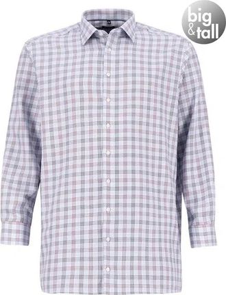 Olymp Herren Hemd blau kariert Comfort Fit