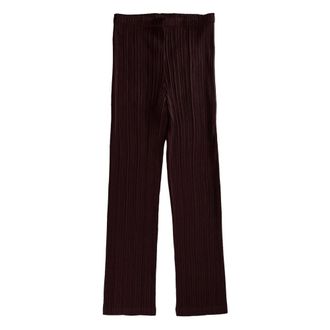 Issey Miyake Damen, Hosen, Braun, XLGr&ouml;&szlig;e