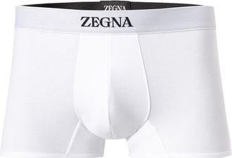 Ermenegildo Zegna Herren Trunk weiß Baumwolle & Mix unifarben