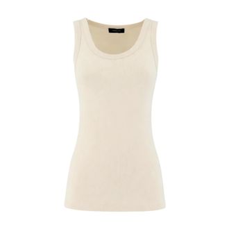 Fabiana Filippi Femme, Tops, Jaune, Taille: 40 FR Jersey Tank Top