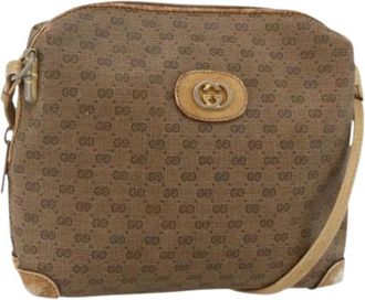 Gucci Pre-owned Micro GG PVC Schultertasche - - Pre-owned - Damen - Beige - ONE SIZE
