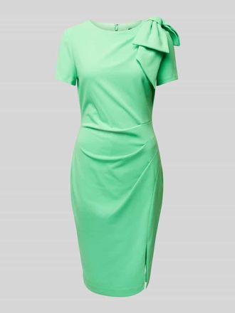 Adrianna Papell Knielanges Cocktailkleid mit Schluppe