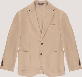 Circolo 1901 Jacket in Fabric Weft Linen Blu Navy Fabric / 48