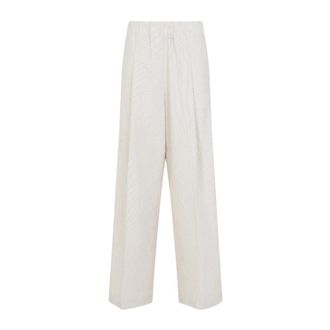 Dries Van Noten Pila Pants - - Trousers - Damen - Wei&szlig; - S