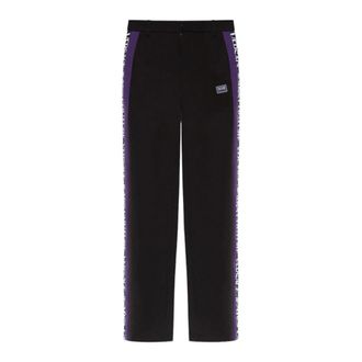Versace Jeans Couture Elegante Hose mit geradem Bein und Logo-Detail - Gr&ouml;&szlig;e 42 - - Trousers - Damen - Schwarzk - S