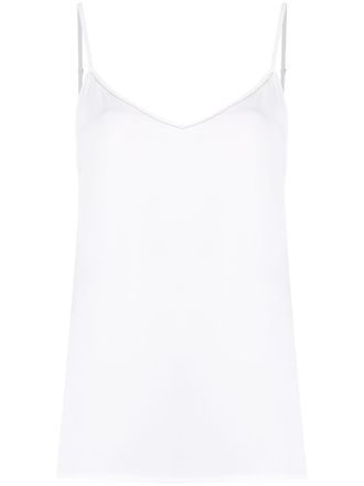 Fabiana Filippi caraco à détail métallisé - Blanc