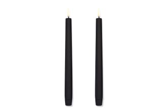 Uyuni Candles Uyuni Led Tischkerze Schwarz - 25cm - 2er Set