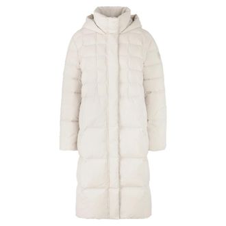 Marc Cain Daunen Steppmantel mit Kapuze - - Coats - Damen - Wei&szlig; - XL
