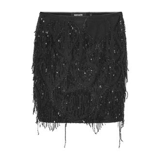 Rotate Rotate Birger Christensen, Femme, Jupes, Noir, Taille: 40 FR Jupe Élégante Nero Aw25