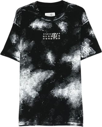 Maison Margiela Homme, Tops, Noir, Taille: XL T-shirt grafica