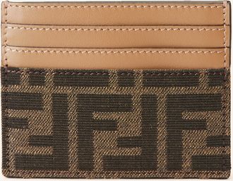 Fendi Kartenetui Baguette braun