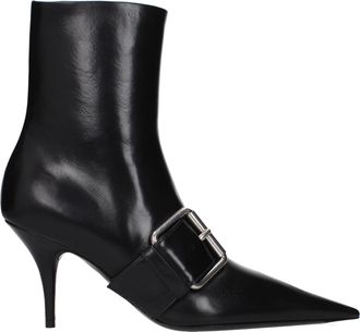 Balenciaga Femmes Bottes en cuir noir