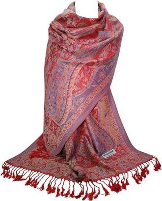 GFM Mosa&iuml;que conception Pashmina Style &Eacute;charpe (MSC11-VLL-Rouge)