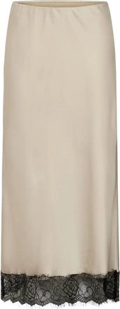 Kaffe Midirock - - Skirts - Damen - Beige - S