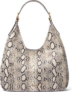 Michael Kors LG HOBO SHLDR NATURAL