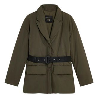 Semicouture Femme, Manteaux, Vert, Taille: 38 FR Piumino Alisee