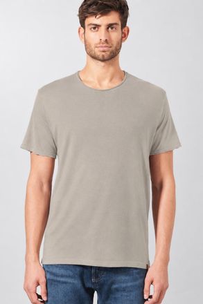 Hempage Hempage Herren vegan T-Shirt Timeless Basic Quarzgrau