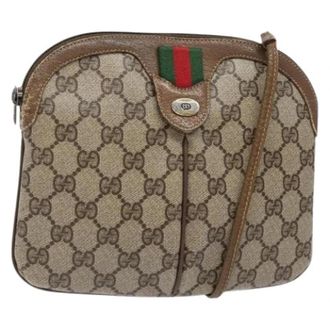 Gucci Pre-owned Leder Umh&auml;ngetasche - - Pre-owned - Damen - Beige - ONE SIZE