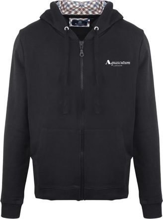 Aquascutum Kapuzenpullover f&uuml;r Herren, Leger (Schwarz)