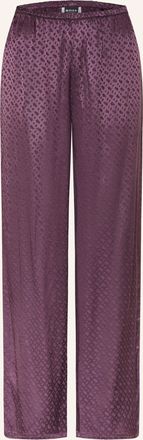 HUGO BOSS Schlafhose Monogram Aus Satin lila