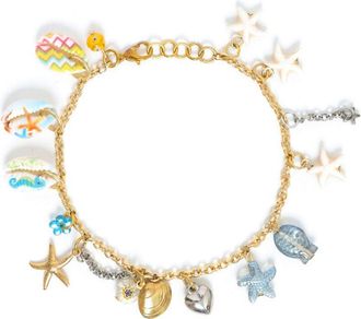 Amir Slama Armband mit Kettenglieder - Gold