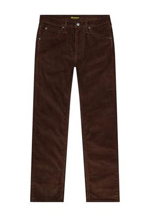 Lee Daren Zip Fly Pantalon, Marron, 33W / 32L Hommes