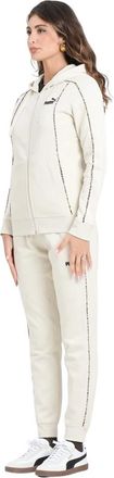 Puma Puma, Femme, Sport, Blanc, Taille: 36 FR Ess+ Animal FZ Tracksuit