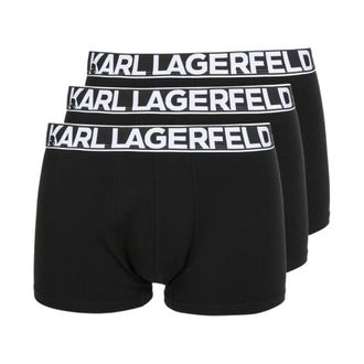 Karl Lagerfeld Homme, Sous-v&ecirc;tements, Noir, Taille: XL Bold Elastic Trunk 3P