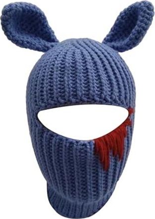 Generic Bonnet Femme Hiver Bonnet Femme Chapeau Femme Hiver Confortable Classique - Capuche Oreilles De Lapin Adulte, Tricot Douillet, Parfait pour Cadeau No&euml;