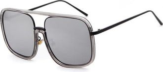 Generic Lunettes de soleil hommes femmes lunettes de soleil femmes lunettes de soleil femme homme miroir lunettes, c6, Taille unique