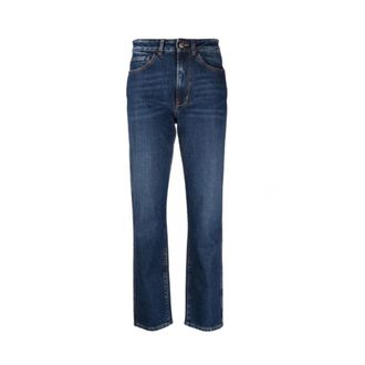 3x1 Claudia Mid-Rise Straight-Leg Jeans - - Jeans - Damen - Blau - W30