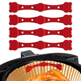 Generico Magnete f&uuml;r Luftfritteuse f&uuml;r Backpapier, hitzebest&auml;ndige K&uuml;chenutensilien, wiederverwendbar, Halterung f&uuml;r Airfryer-Hintergr&uuml;nde, Verwendung in K&uuml;che