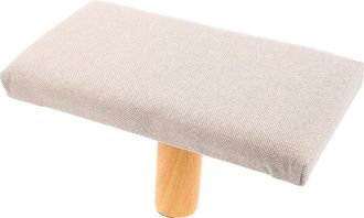 IFUNDOM Zen Meditationshocker mit Polster Holz Sitzbank für Gebet und Knien Seiza Sitz Beige Stabile Konstruktion Höhenverstellbar Komfortabel für Meditation 