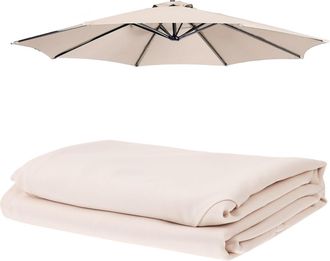 Cabilock Sonnenschirmabdeckung Polyester UV-Schutz 8 Rippen Außentisch Regenschirm Baldachin Sonnenschutz Abdeckung Ersatz für Outdoor-Tische Baldachin Ersatzb