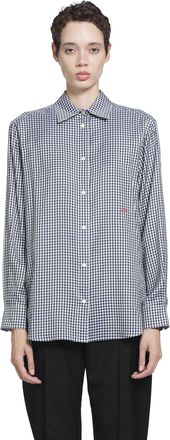 Loewe Checked Silk Shirt